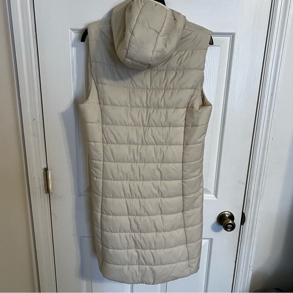 Jackets & Coats | Long Cream Puff Vest | Poshmark